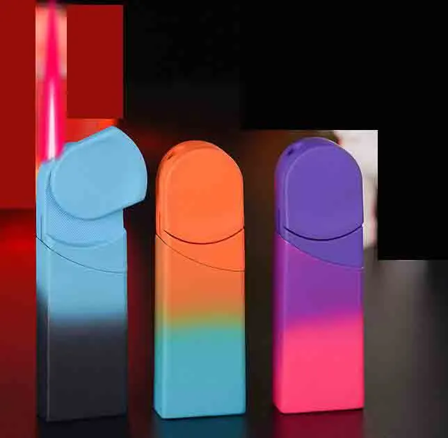 Latest Rotary Press Jet Lighter Inflatable No Gas Cigar Butane ...