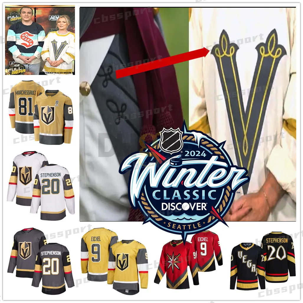 YGK 9 Jack Eichel 2024 Winter Classic Jersey 61 Mark Stone William ...