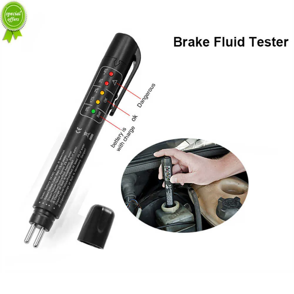 LED Indicator Brake Oil Tester Accurate Oil Quality Performance Tool ...