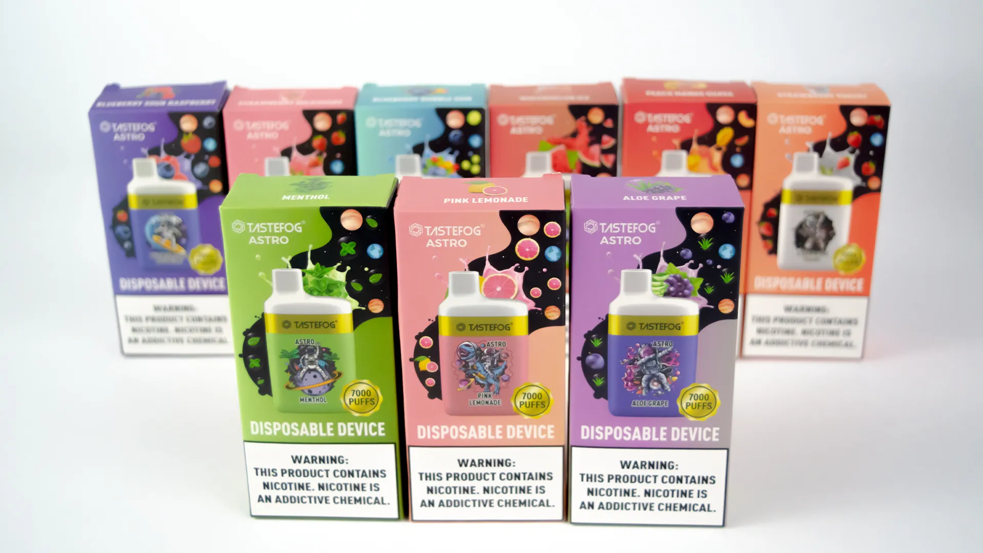 Wholesale Tastefog Astro 7000 Puffs 2% 5% Nic Disposable E Cigarette ...