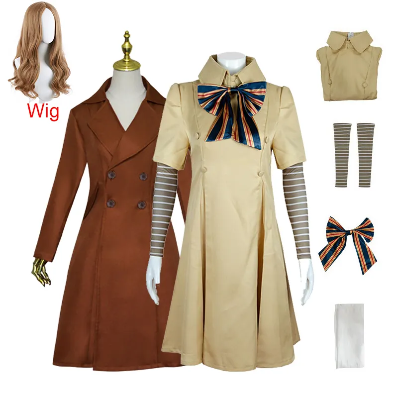 M3gan Megan Cosplay Costume With Ai Doll Robots, Skirt, Top, And Hj ...