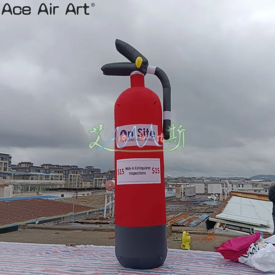 3m Giant Inflatable Fire Extinguisher Model Promotional Inflatables For Events & Advertising ...