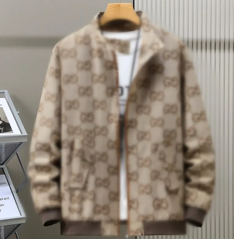 Men's Stand Up Collar Jacket: Autumn/Winter Fashion Top, Versatile ...