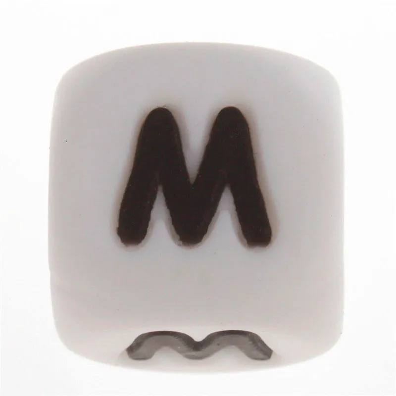 Alphabet Silicone Teether Beads: DIY Cube Letters for Personalized ...