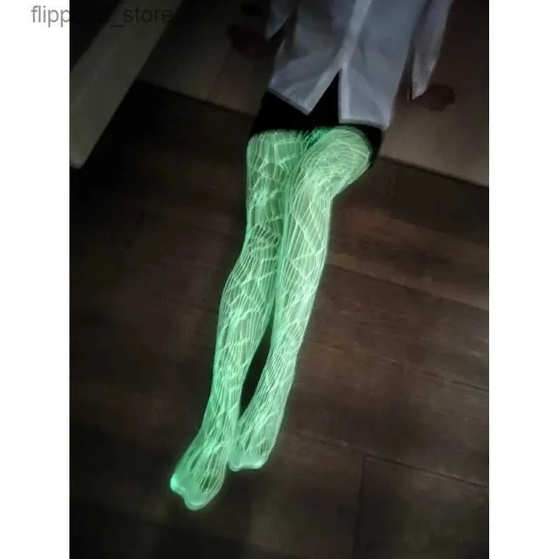 Glow in the Dark Fishnet Stockings - Luminous Sexy Socks for Women ...