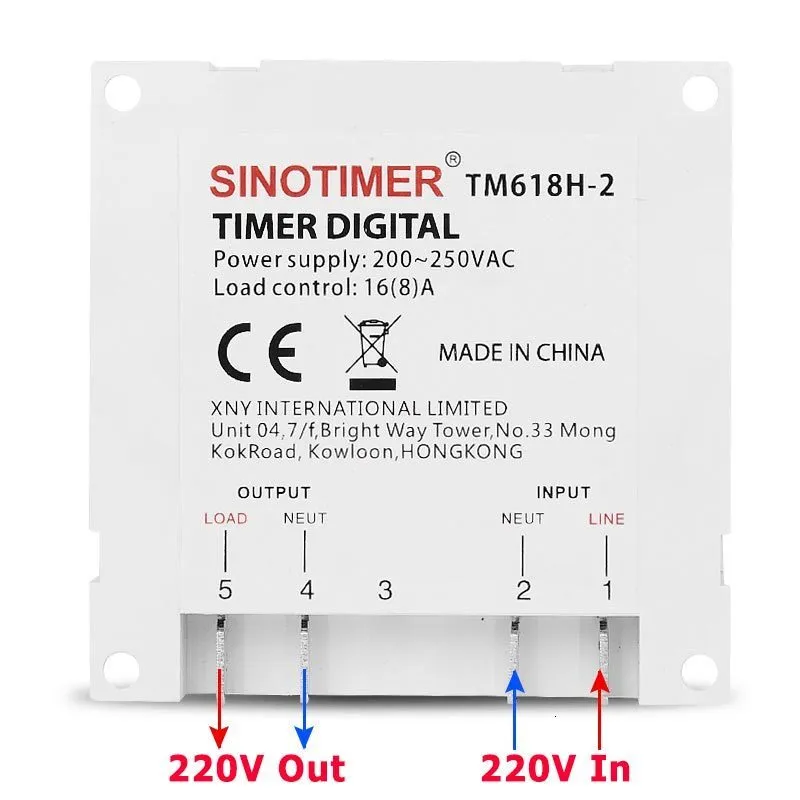 Digital Timer Switch: 7-Day Programmable Relay Control - DC 12V/24V, AC ...