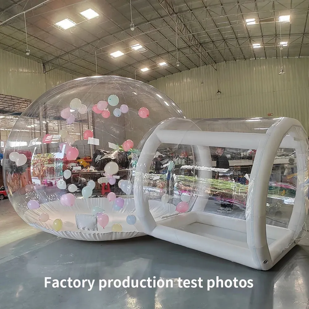 Inflatable Air Tent: Transparent Dome Tent For Outdoor Camping, Parties ...