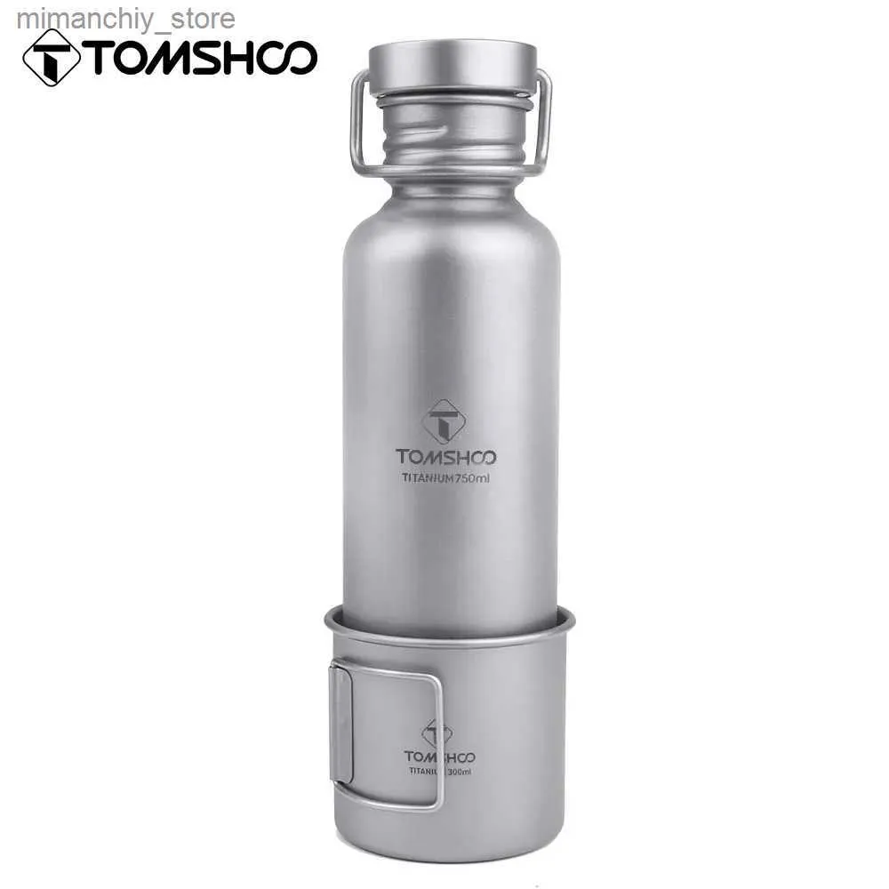 DHgate.com:Tomshoo Titanium Water Bottle with 300ml Titanium Cup, 600ml ...