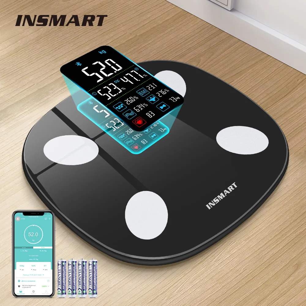 Smart Body Weight Scale - Digital Bathroom Scale with Body Composition ...