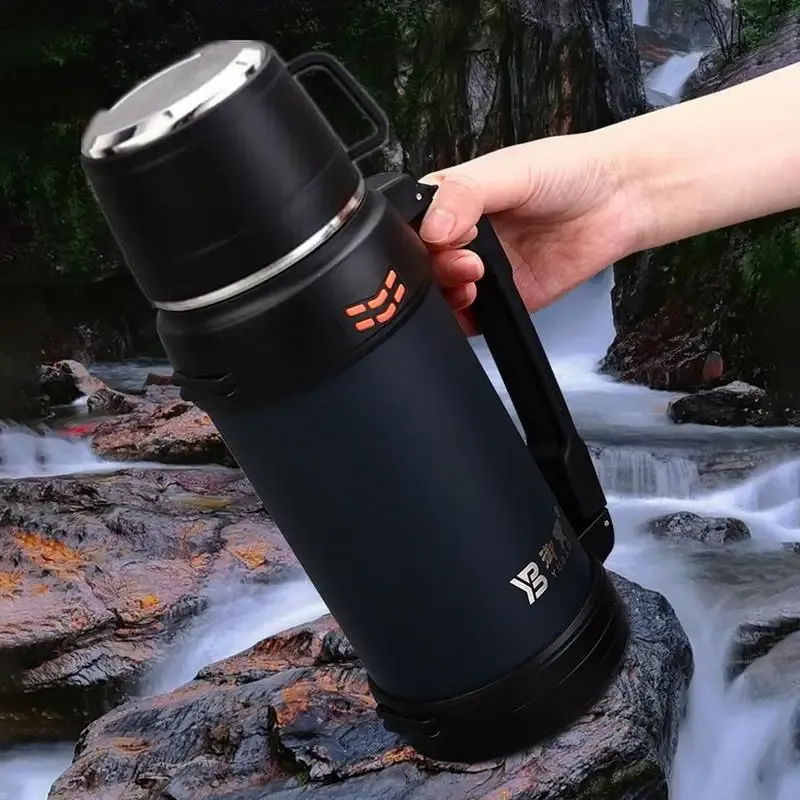 DHgate.com:1200ml/1600ml/2000ml Stainless Steel Coffee Thermos Water Bottle, Insulated Travel ...