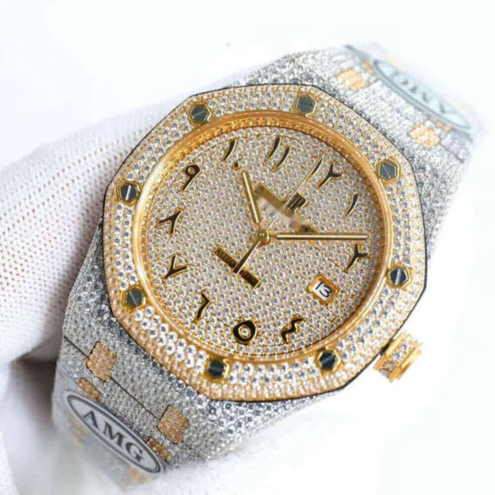 Audemar Full Designer Watch Iced Out Diamond Men Watch Ap Menwatch 06tu ...