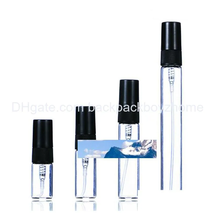 Refillable Spray Bottles Set: 2ml 5ml 10ml Fine Mist Atomizers - Empty ...