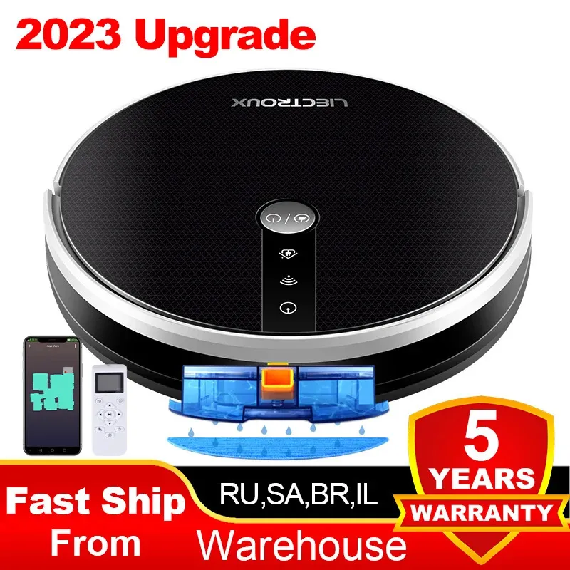 DHgate.com:LIECTROUX C30B Robot Vacuum Cleaner with Map Navigation, App ...