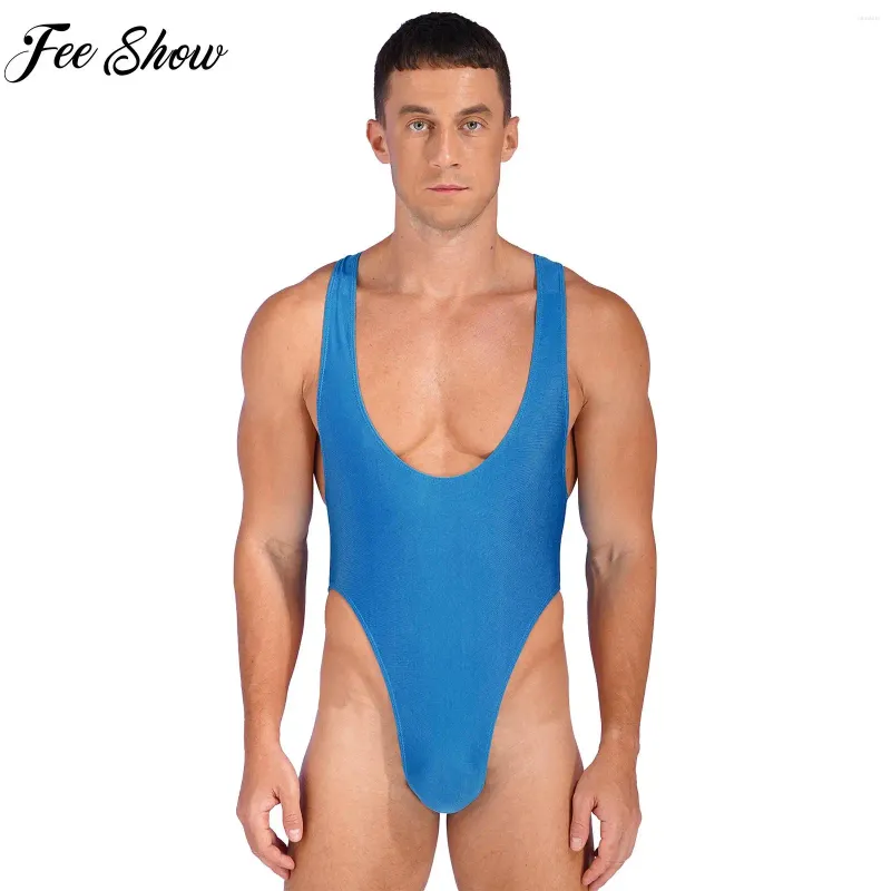 High Cut Solid Color One Piece Leotard Full Body Swimsuit Men For Women And Men Perfect For