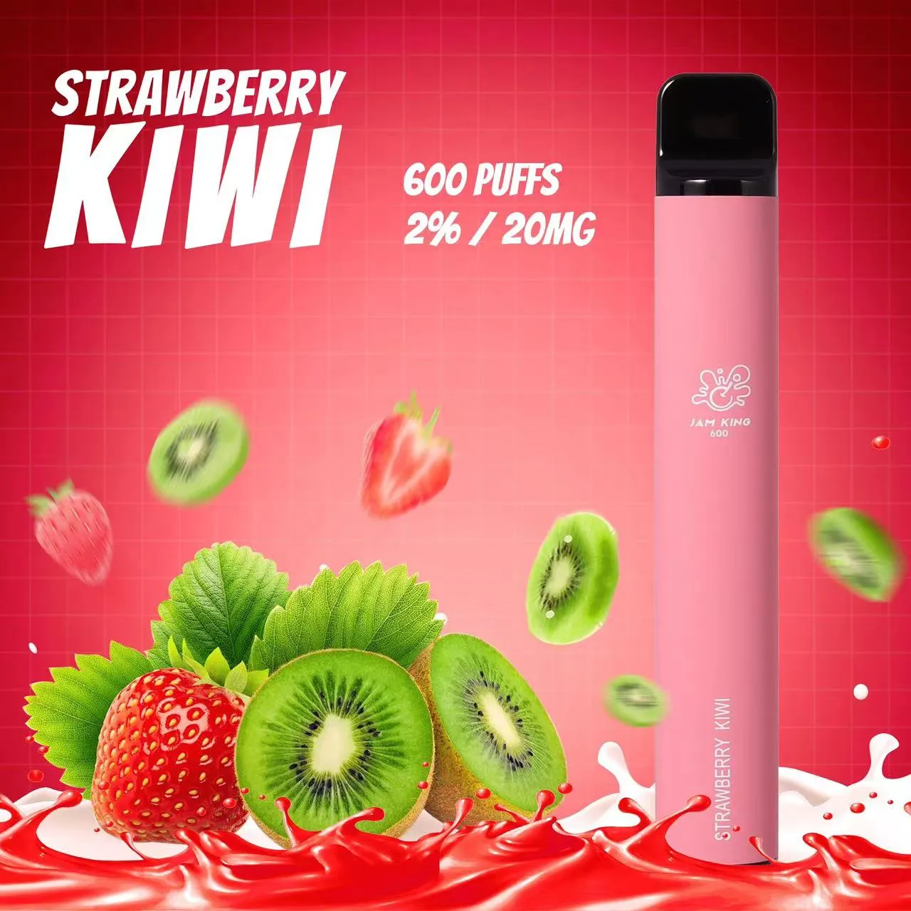 EU Stock Jam King Puff Vape Pen 600 800 Puffs 2ml E Juice 550mAh ...