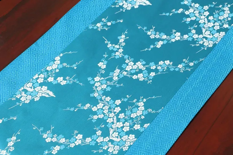 DHgate.com:Red Satin Chinese Table Runner with Tassels for Tea Parties ...