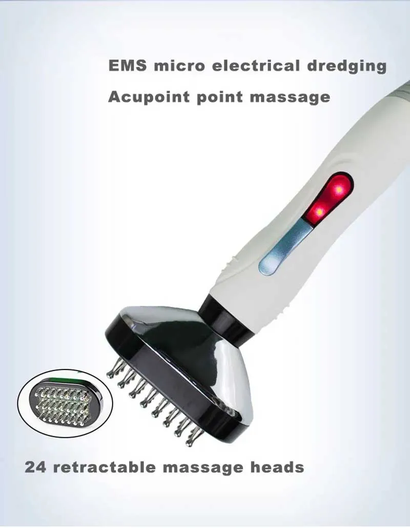 EMS Scalp Massager Micro Current Head Massage Machine Anti Hair Loss ...