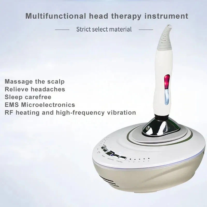 EMS Scalp Massager Micro Current Head Massage Machine Anti Hair Loss ...