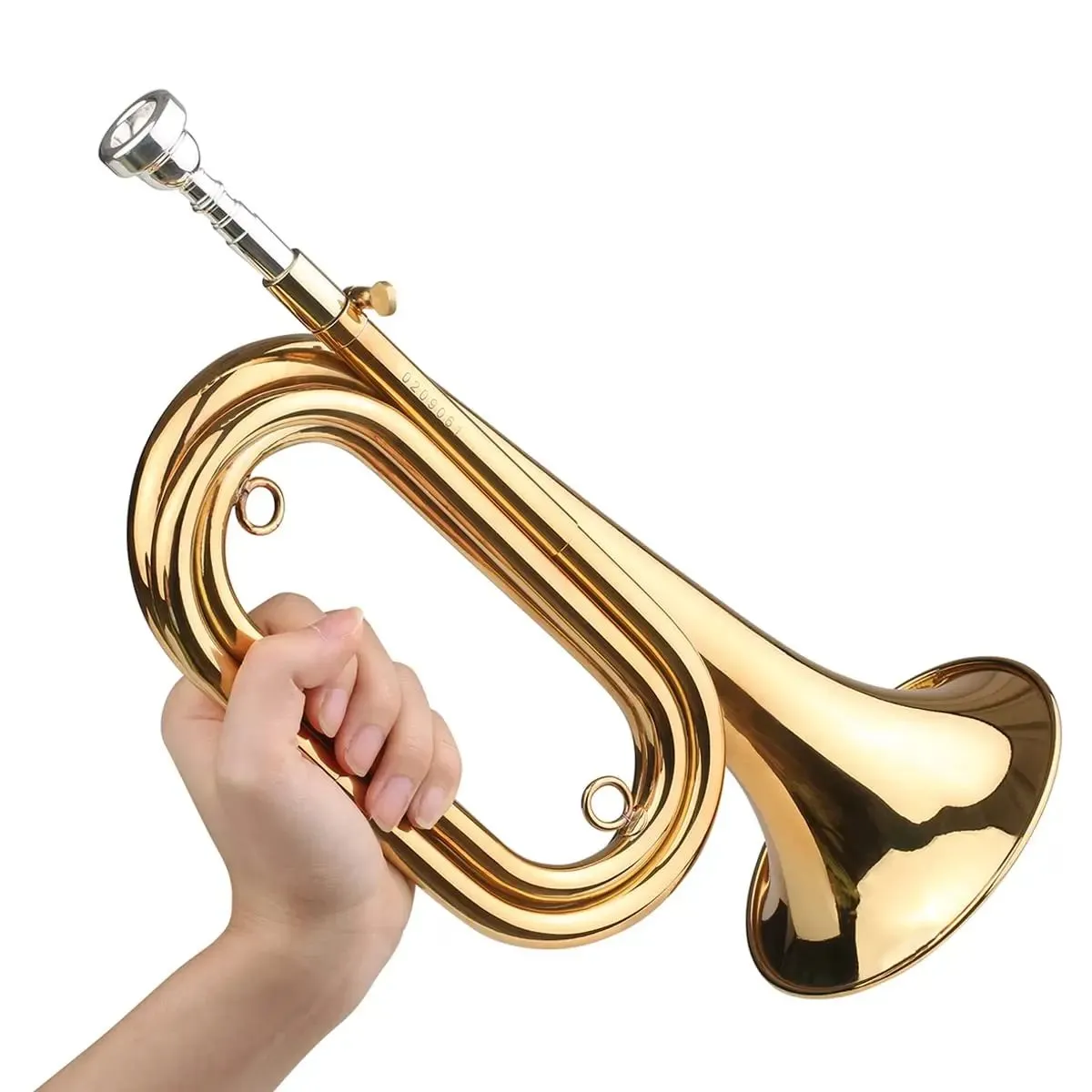 DHgate.com:Gold Plated Brass Bugle Call Trumpet Cavalry Horn with ...