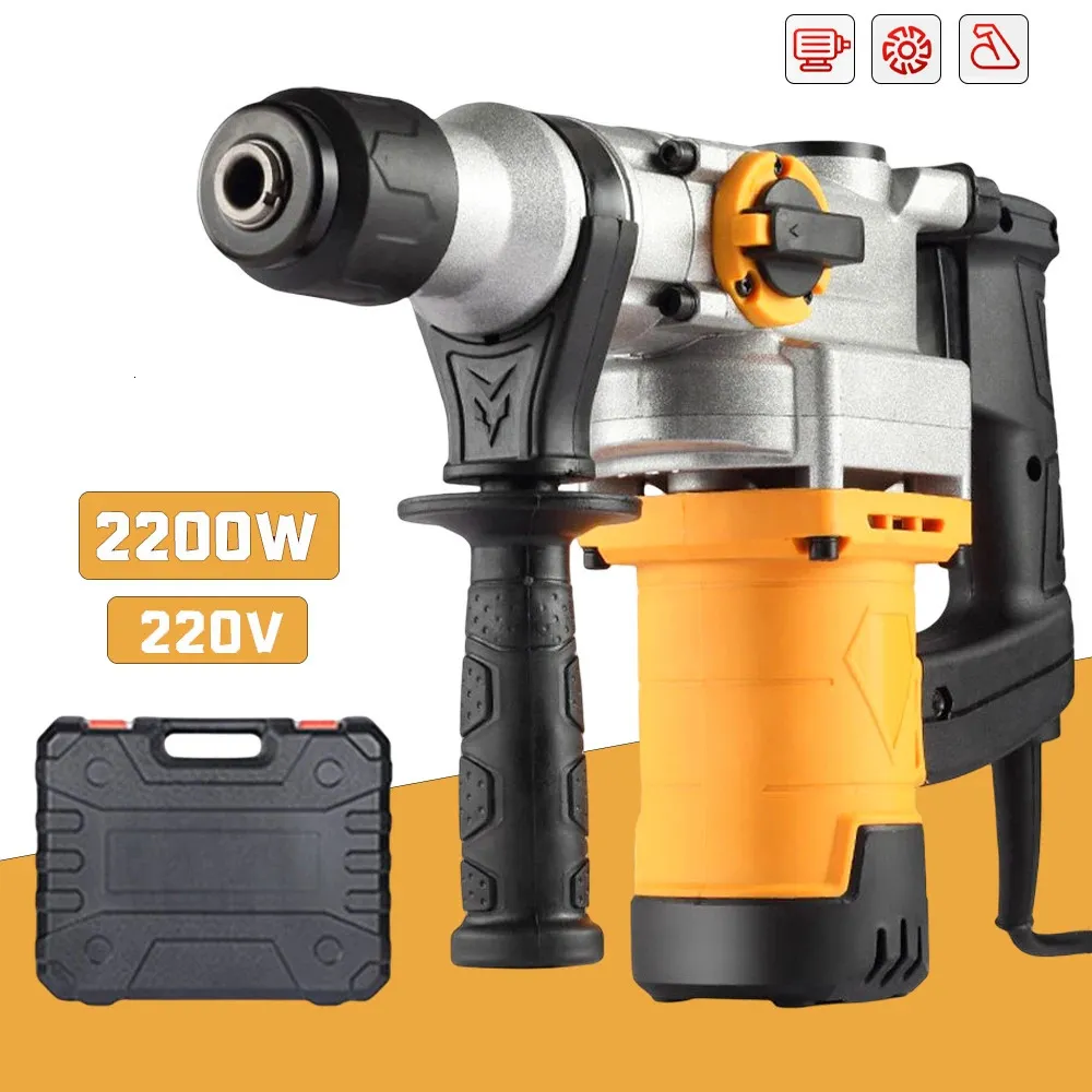 DHgate.com:2200W Electric Hammer Drill, 220V Household Multifunctional ...