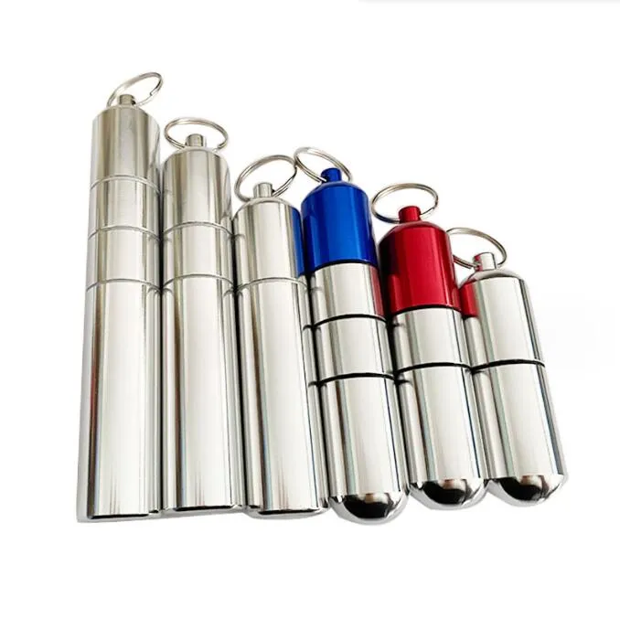 Longer Metal Aluminum Alloy Pill Box Holder Advantageous Container ...