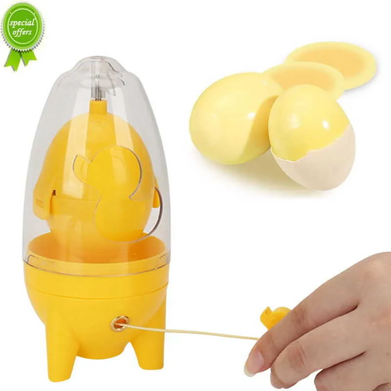 New Egg Scrambler Hand Egg Shaker Mixer Food Grade Silicone Egg Spinner ...