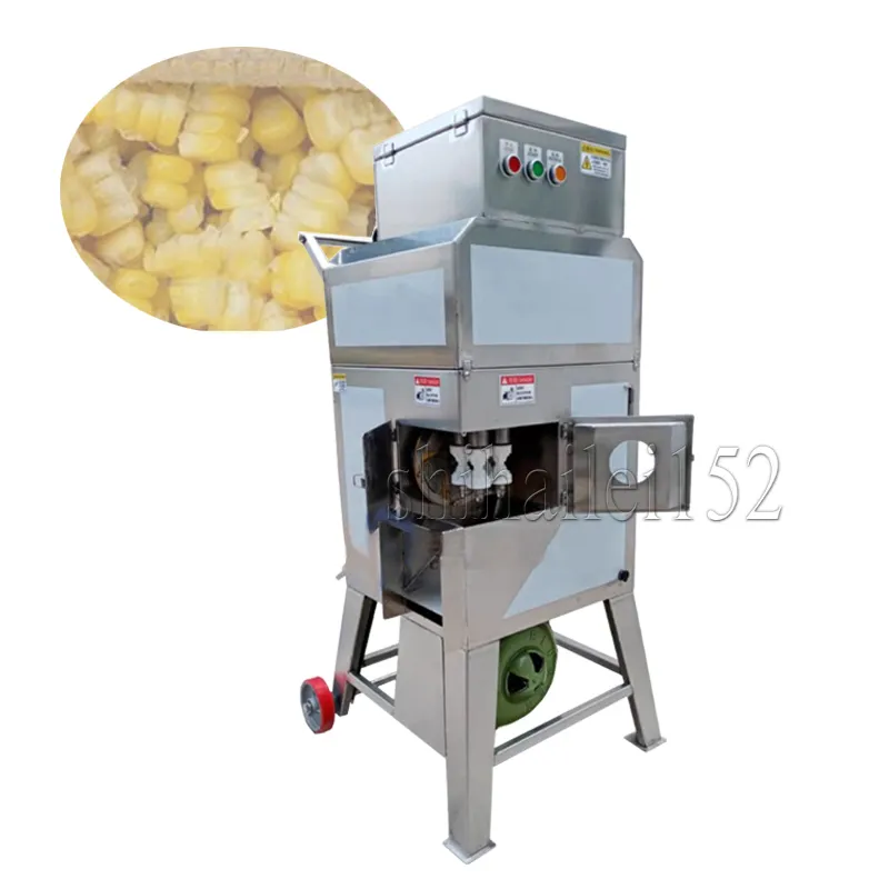 Electric Sweet Corn Threshing Machine, Steel Maize Shelling Equipment ...