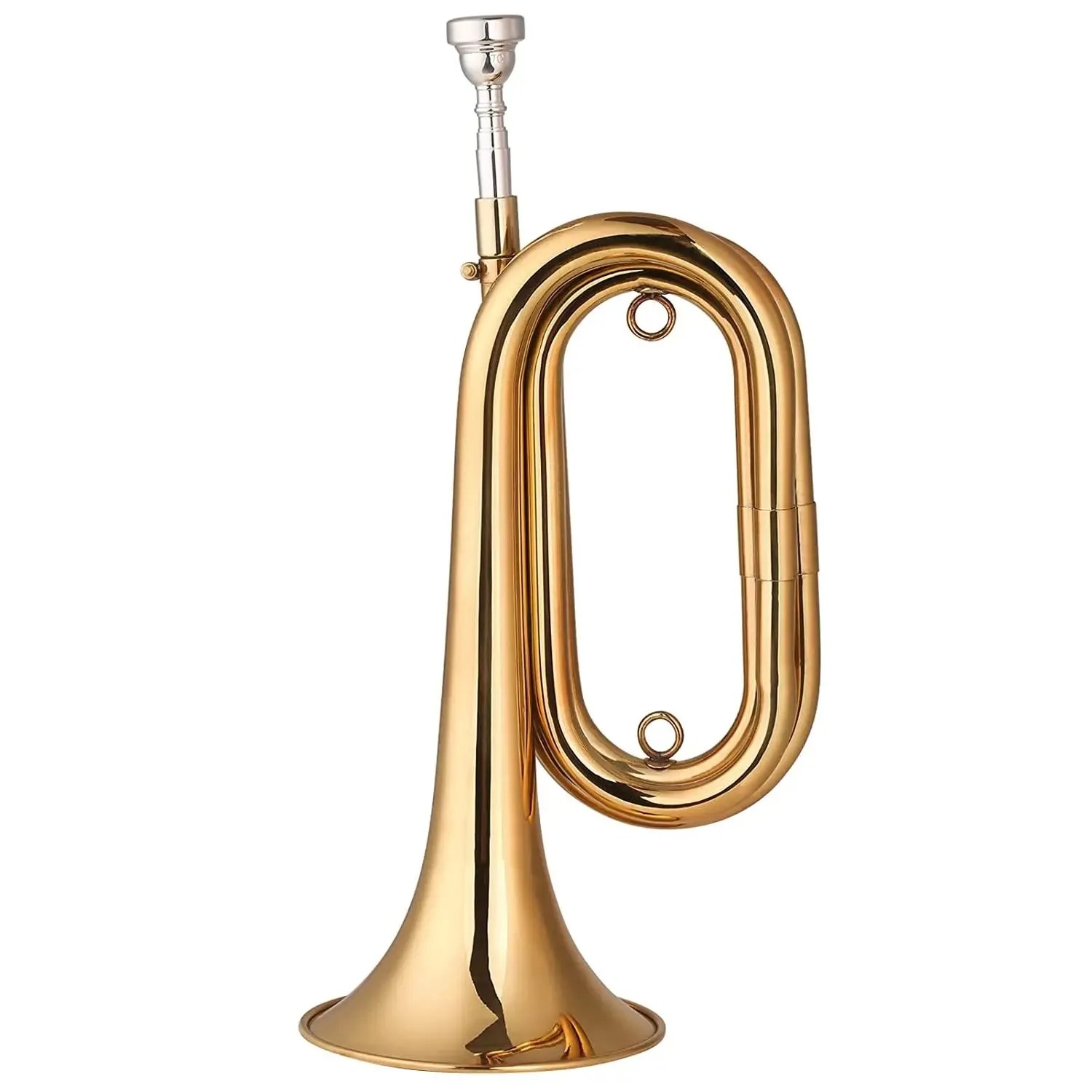 DHgate.com:Gold Plated Brass Bugle Call Trumpet Cavalry Horn with ...