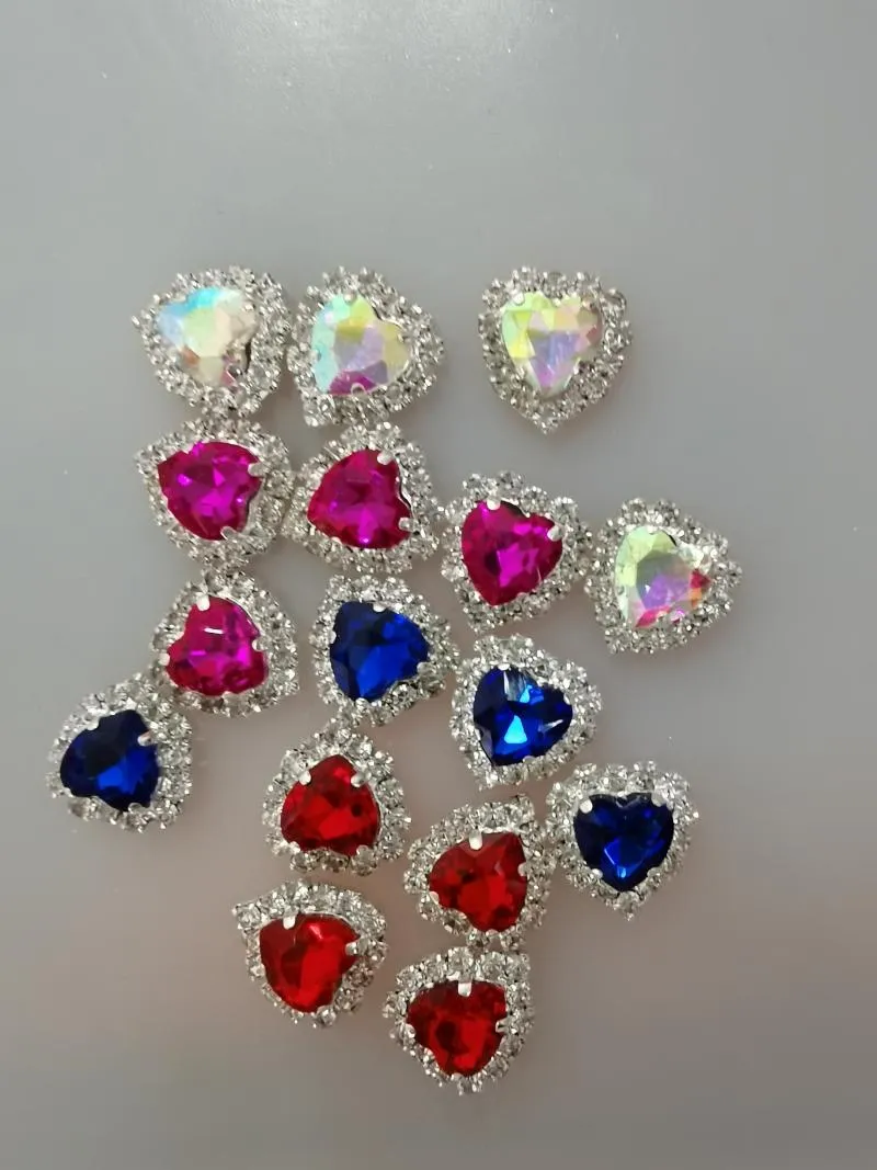 DHgate.com:Nail Art Decorations 5Pcs Big Size AB Heart Crystal Charms ...