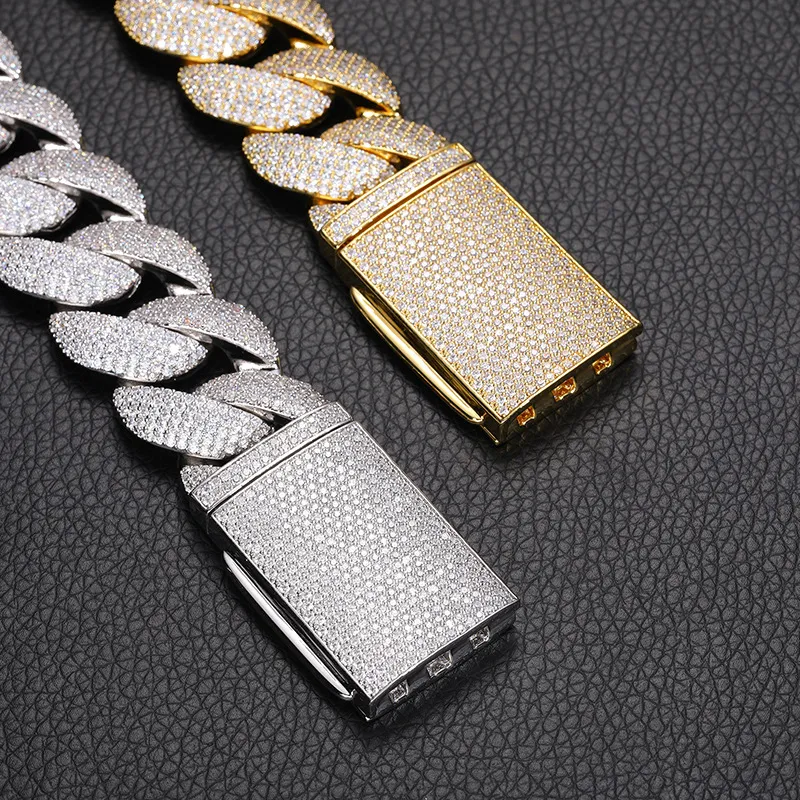 Mens 16mm Link Chain Necklace 17.7 in 18K Gold Plated Brass Copper ...