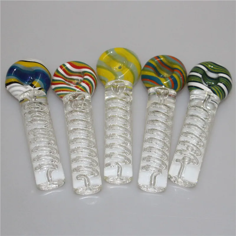 Glass Hand Pipe: FREEZE GLYCERIN Smoking Spoon | Tobacco Pipe For Dry ...