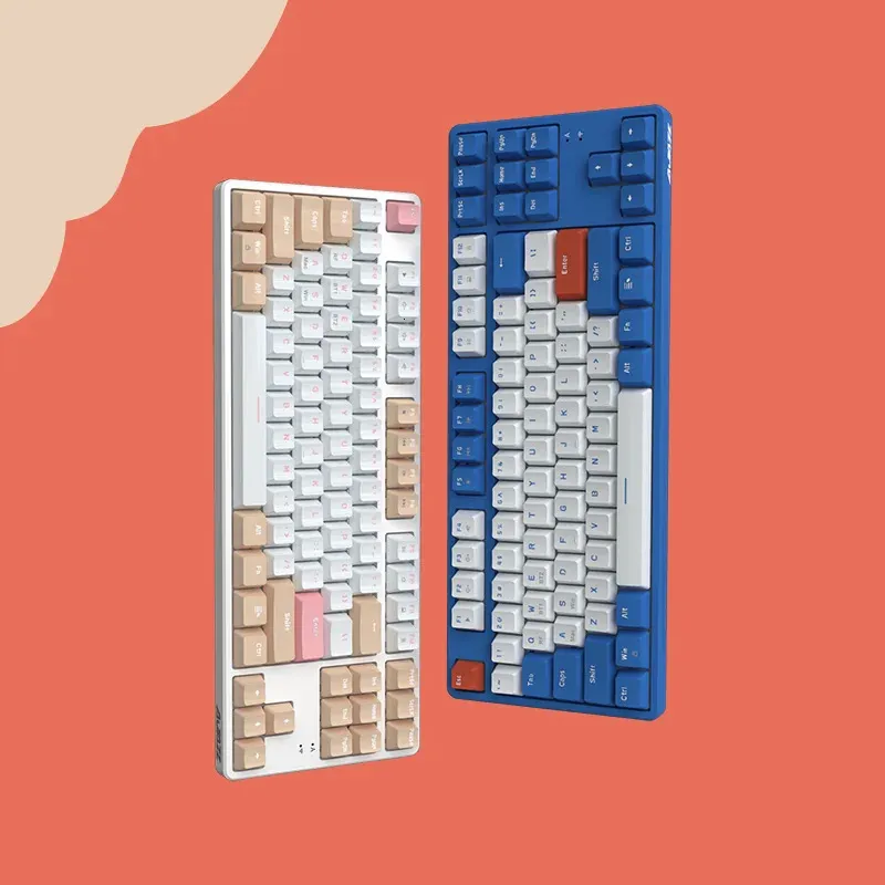 DHgate.com:AJAZZ AK871 Swappable Wireless Mechanical Keyboard with Dual ...