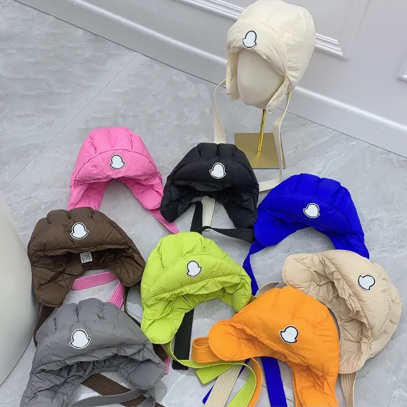 Designer Winter Down Winter Bucket Hat For Men And Women Windproof ...