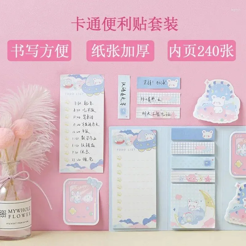 Wholesale Kawaii Bear Notebook With Cute Memo Sticky Sticky Notes For ...