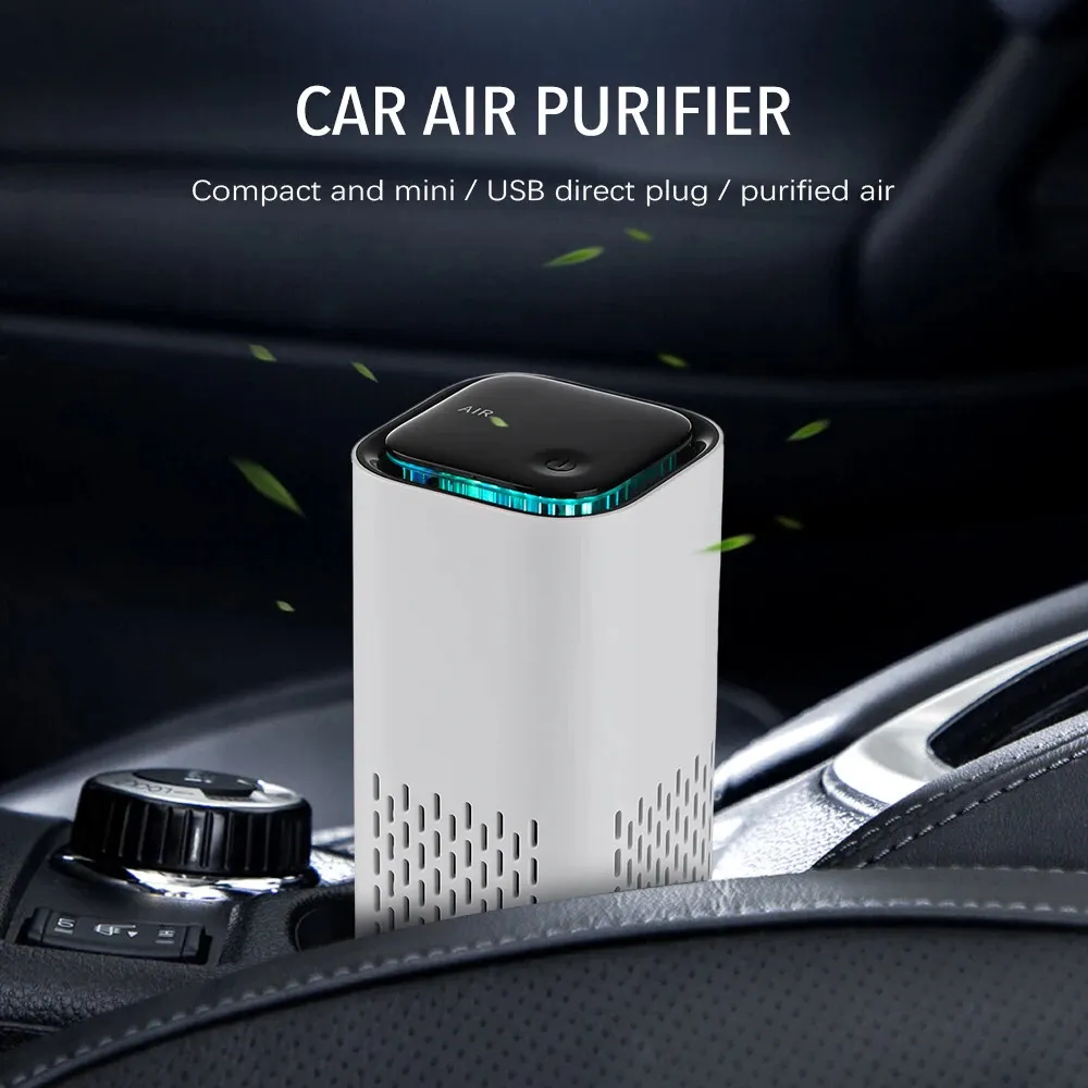 Mini Air Purifier: Portable Negative Ion Cleaner - USB Powered, Low ...