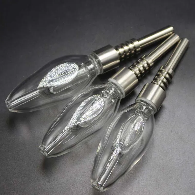 Wholesale Mini Glass Water Pipe With 510 Titanium Tip Or Quartz Nail ...