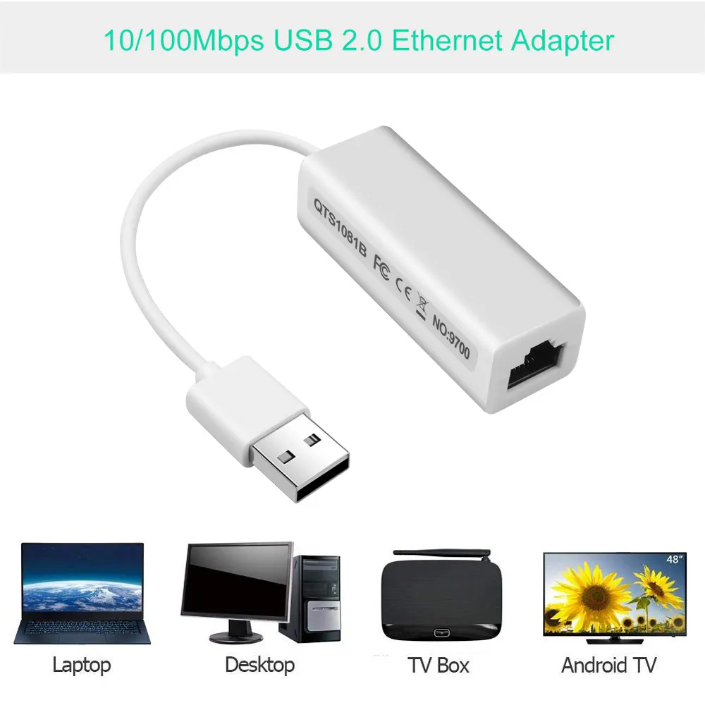 USB To RJ45 Adapter USB Ethernet Network Adapter, Portable Lan Card For ...