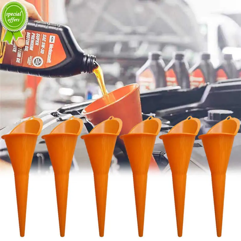 Anti Splash Funnel For Car & Motorcycle Long Stem, Durable Plastic, 2/4 ...