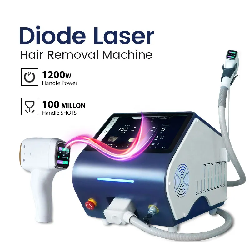 Diode Laser Hair Removal Home Use Device: Professional 1200W 808nm ...