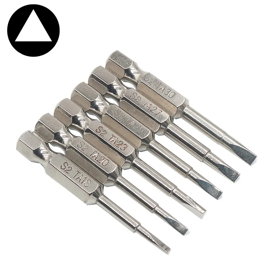 6 In 1 Triangle Key Electric Screwdriver Bit Set Bit Set With Magnetic ...