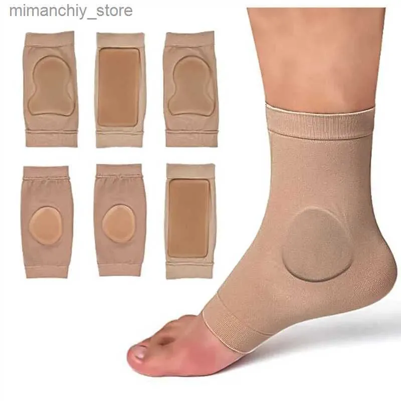 DHgate.com:2-Pack Ankle Support: Heel Padded Elastic Protective Socks ...