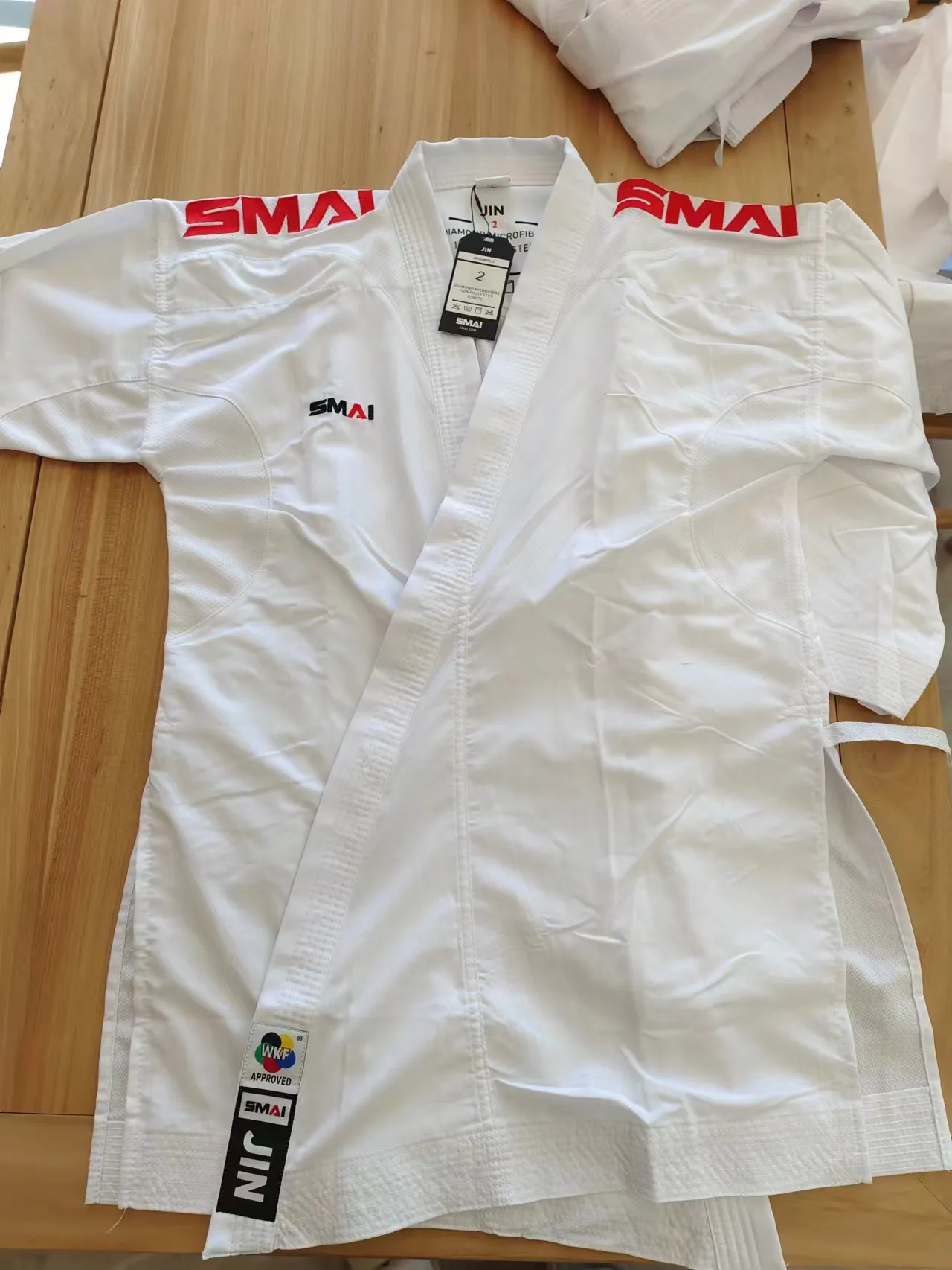GI Officiel De Karaté SMAI Kumite WKF Approuvé Kumite GI Logo Rouge ...