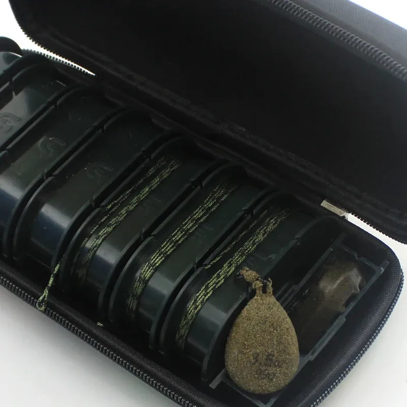 Carp fishing gear box - Metal Sinker Oval Shape Swivel Lead Clip Tackle ...