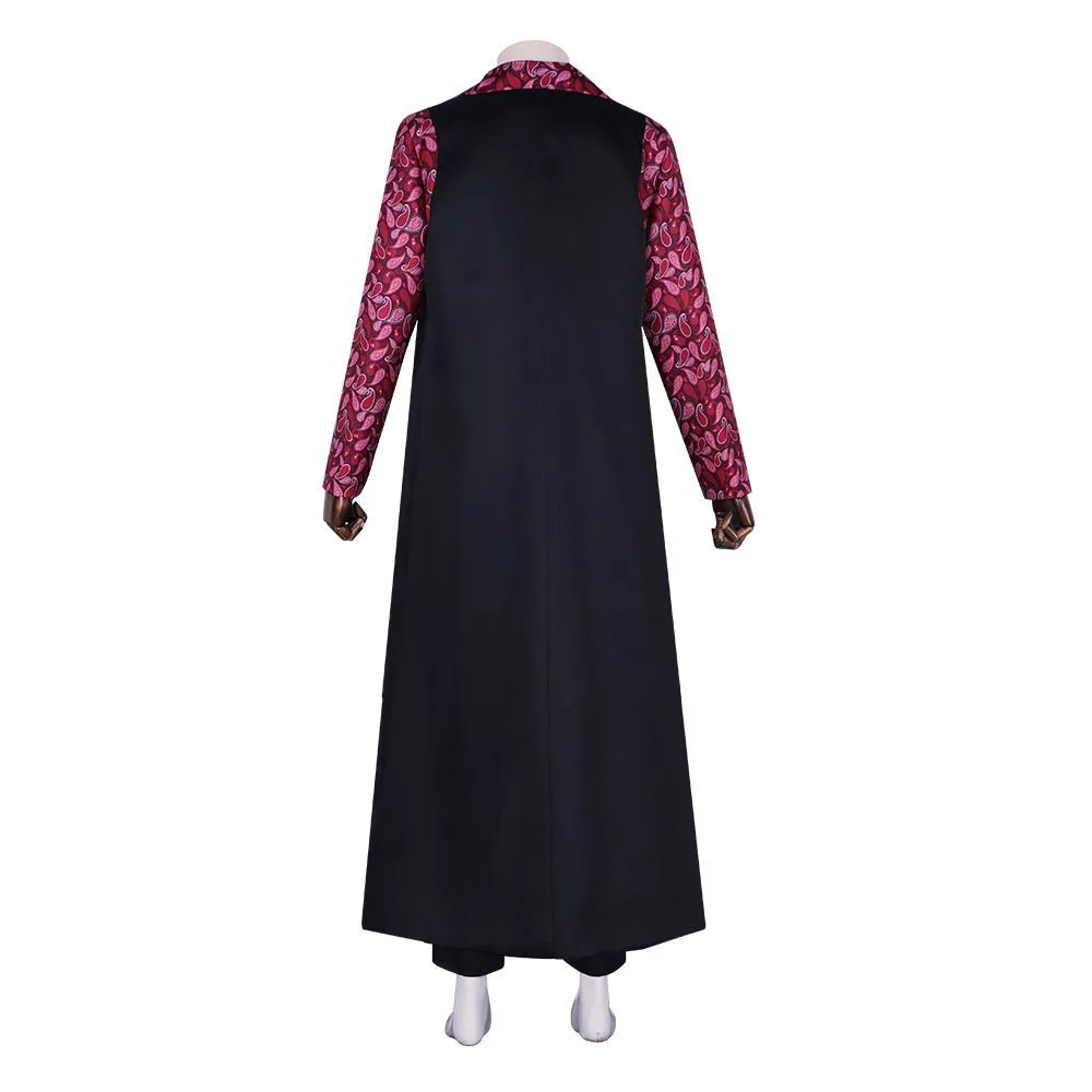 Mens One Piece Dracule Mihawk Cosplay Set Back With Hawk Eye Design ...