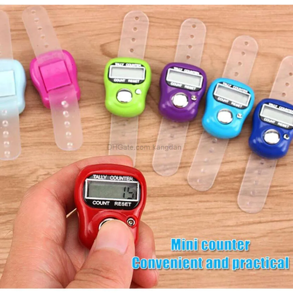 Digital Tally Counter Finger Ring LCD Screen Handheld Head Count For ...