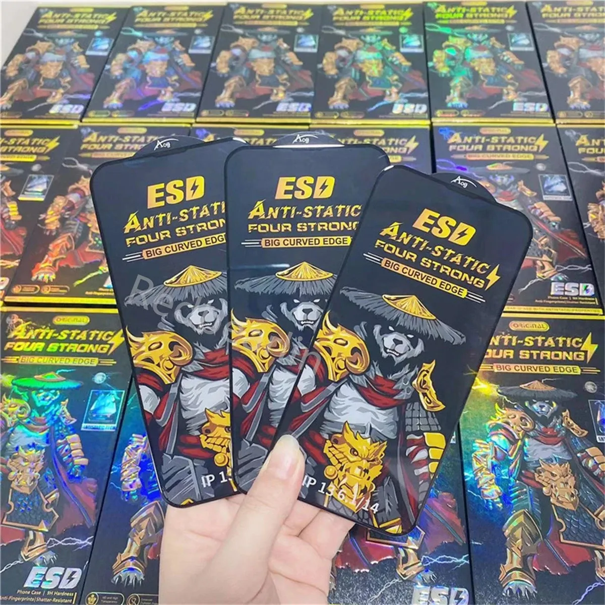 High Definition Anti Static Screen Protector Big Curved Tempered Glass ...