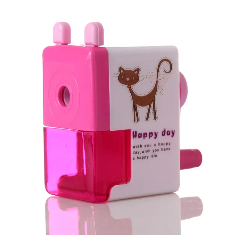 Cartoon Pencil Sharpener - Portable Handheld Manual Sharpeners for Kids ...