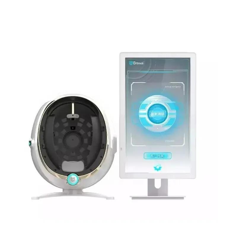 Big Screen Portable 3D AI Face Skin Analyzer Facial Tester Scanner For ...