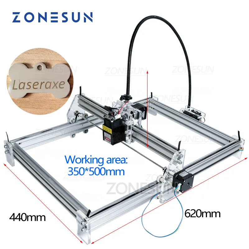 DIY Laser Engraver Machine - 500mW Mini Desktop Laser Cutter & Etcher ...
