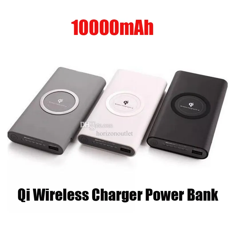 123 Qi Wireless Charger Power Bank 10000mAh Fast Charging Adapter, 15W ...